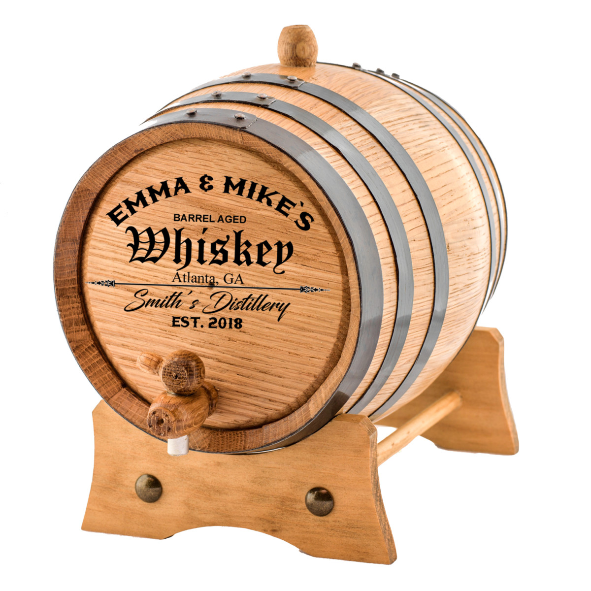 Personalized Whiskey Barrel (Custom Barrel Design 002) Personalized Whiskey Barrel (Custom Barrel Design 002)