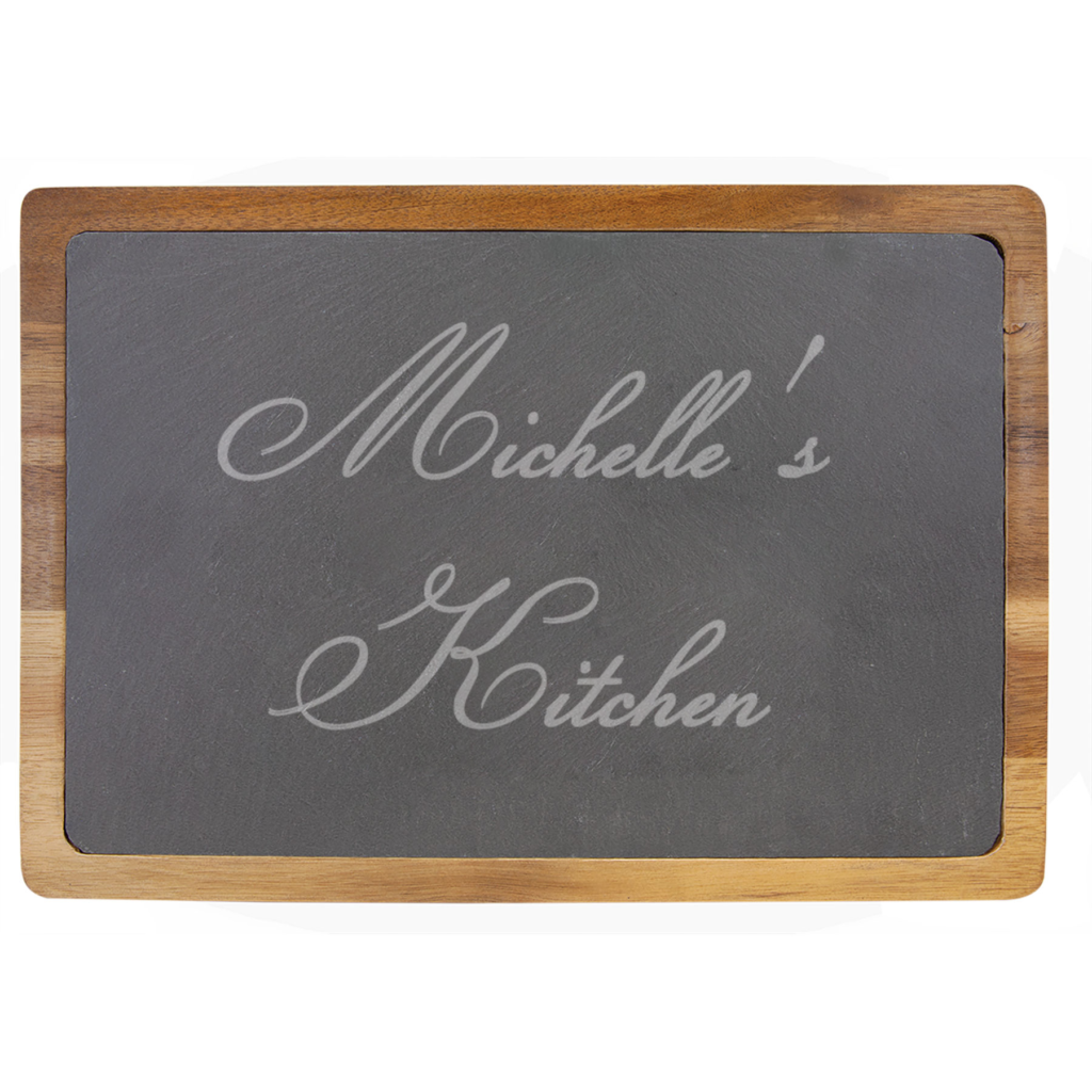 Personalized Wood Slate Cutting Board | Sofia's Findings