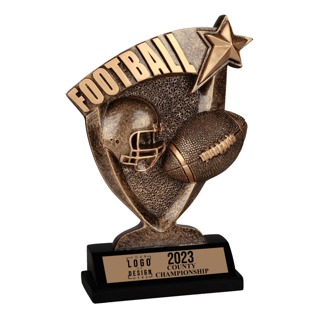 Custom Football Broadcast Trophy