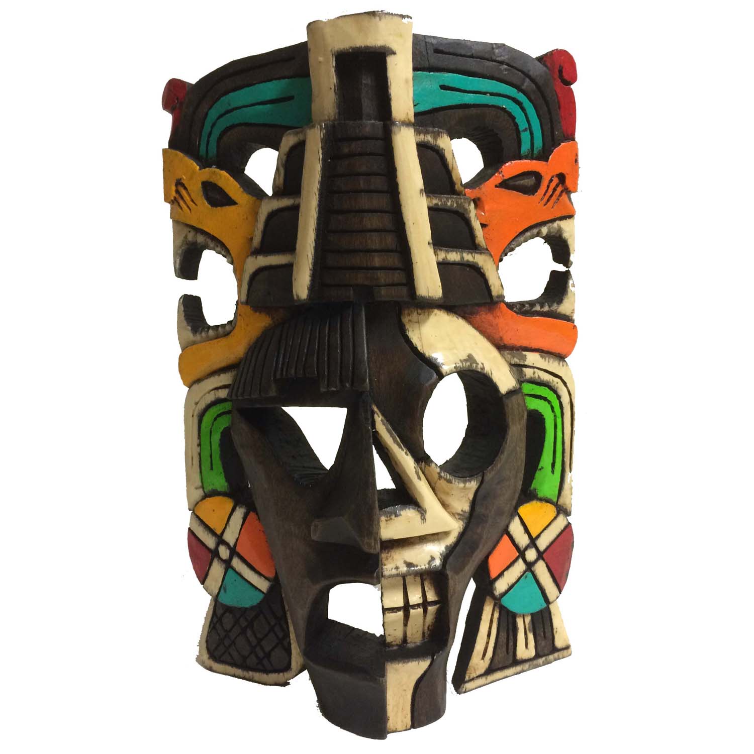 Mayan Mask - Half Skull