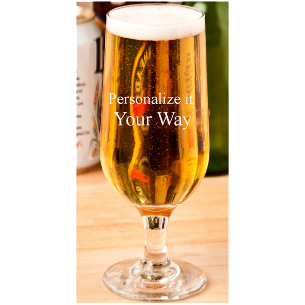 Personalized Beer Glass 12oz.