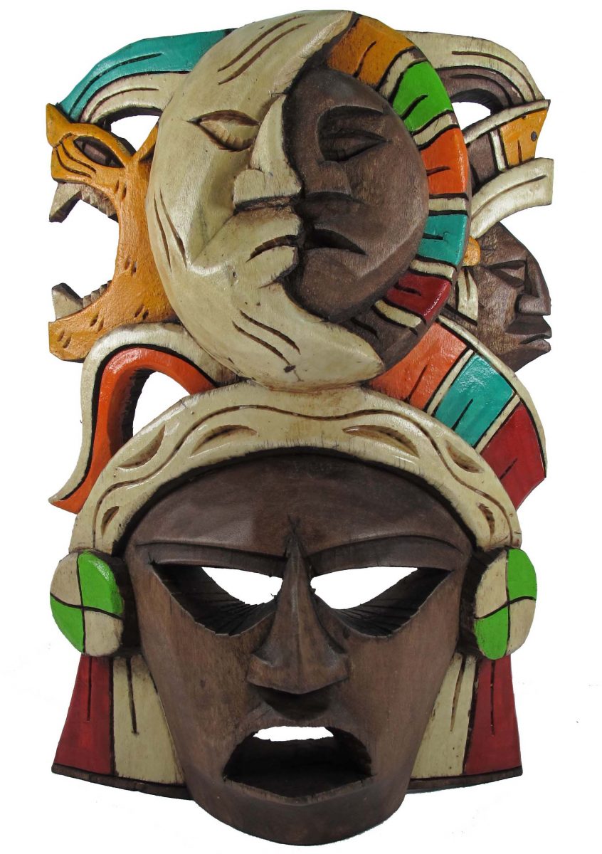 Mayan Mask - Sun & Moon