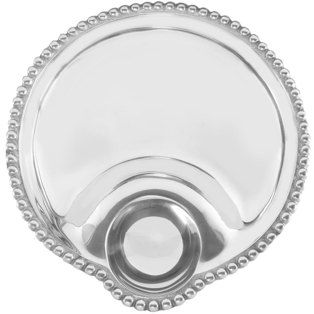 Pearled Chip & Dip Tray